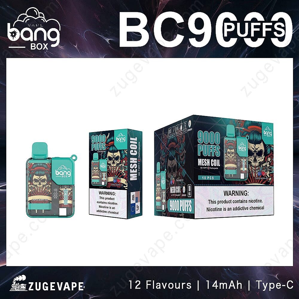 Amazing Bang Box 9000 Puffs Disposable Vape - ZugeVape