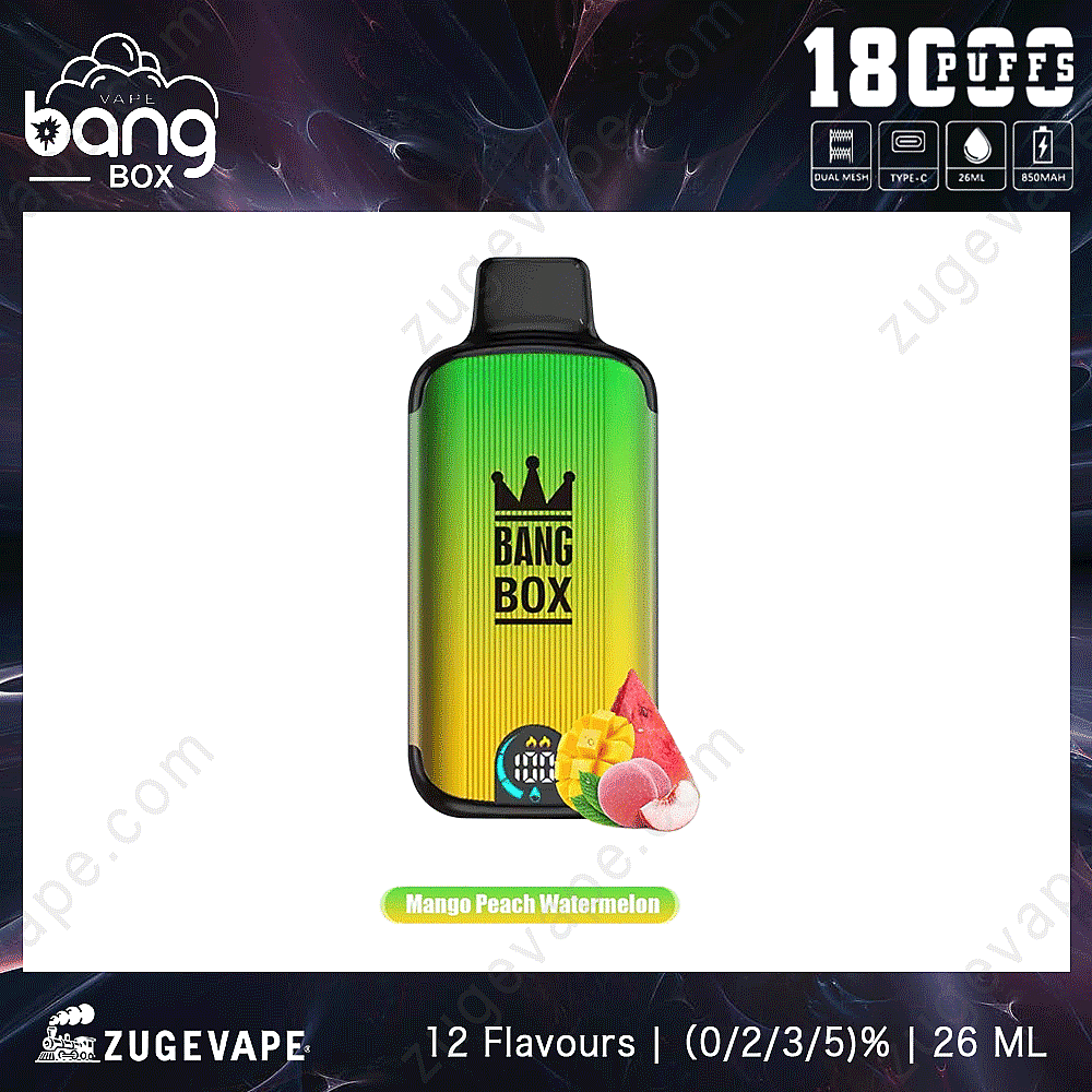 Offer Bang Box 18000 Puffs 18k Disposable Vape - ZugeVape