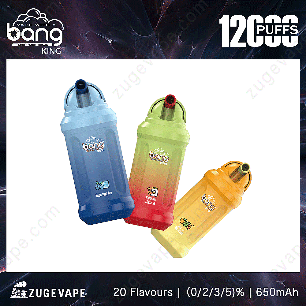 Bang King 12000 - Rechargeable 12K Puff Disposable Vape - ZugeVape