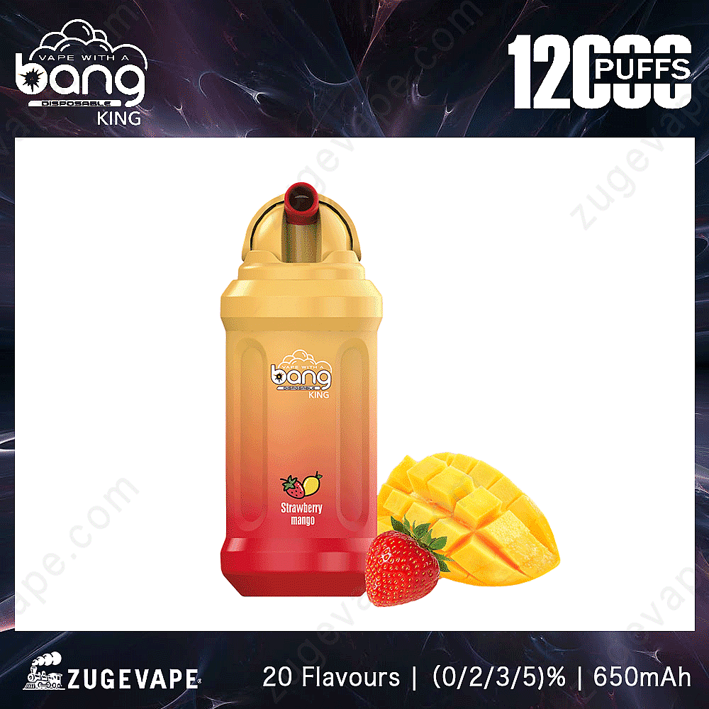 Bang King 12000 - Rechargeable 12K Puff Disposable Vape - ZugeVape