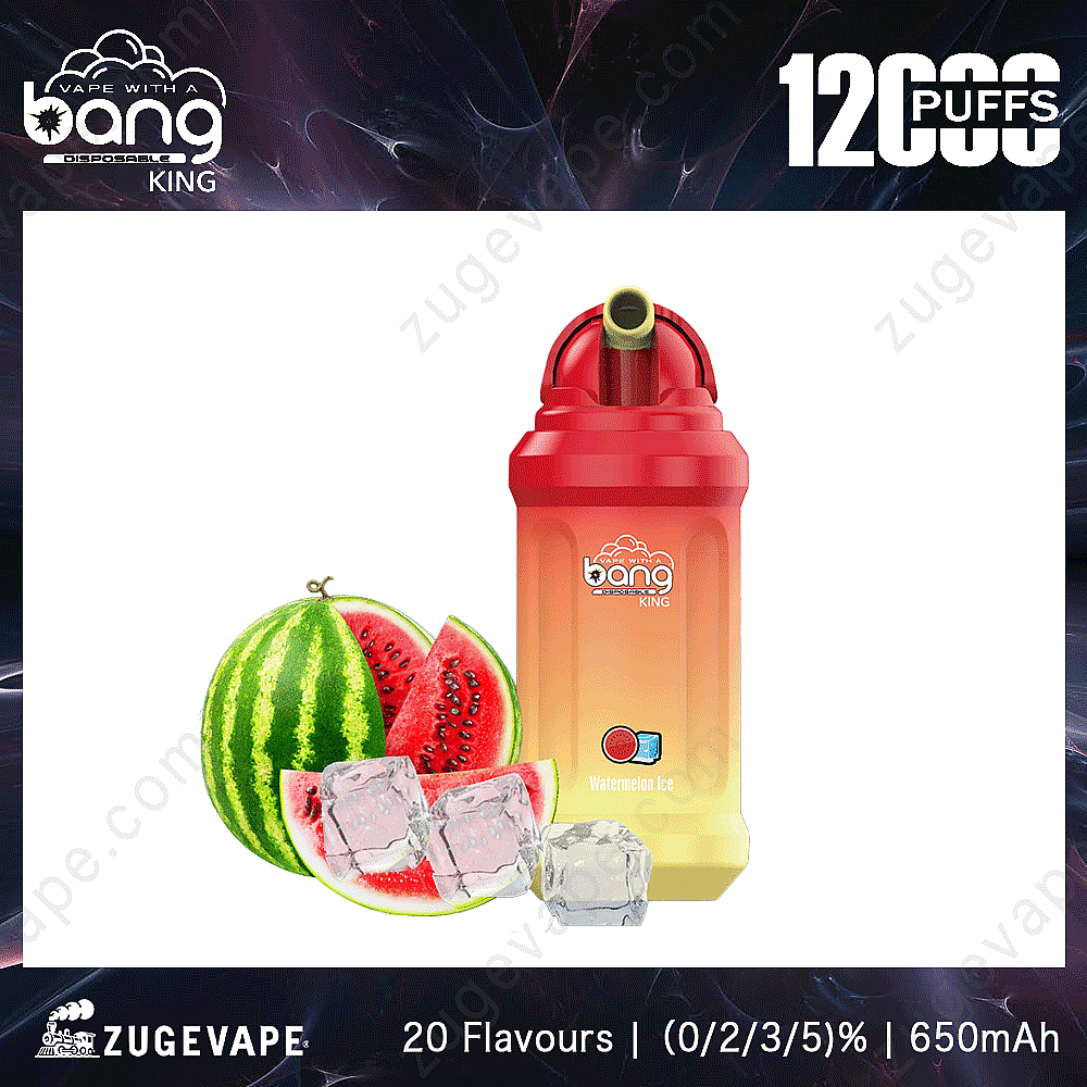 Bang King 12000 - Rechargeable 12K Puff Disposable Vape - ZugeVape