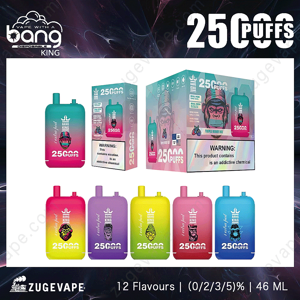 Best Bang King 25000 Puffs 25K Disposable Vape - ZugeVape