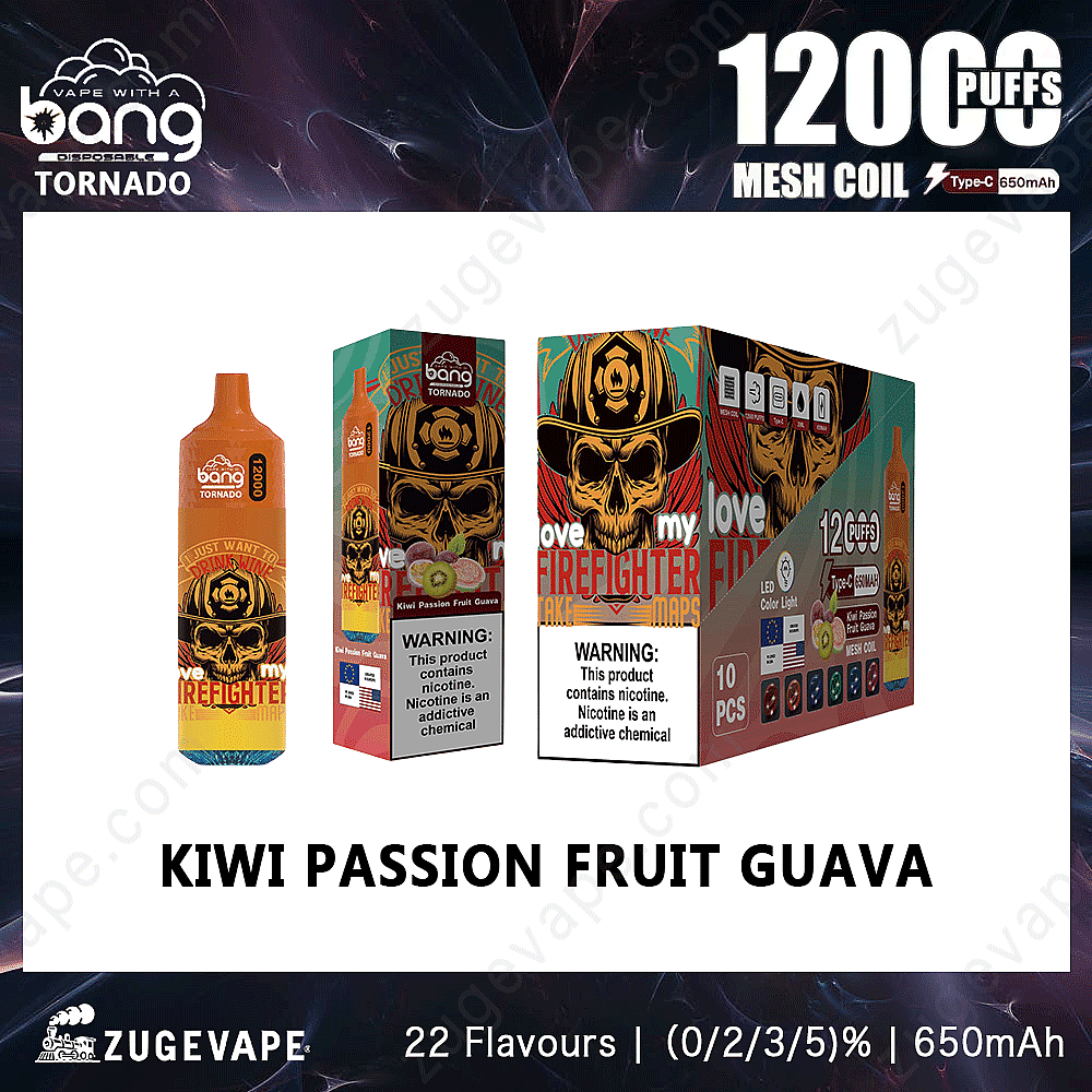 Bang Tornado Vape 12000 Puffs - Ultimate Power Disposable Vape - ZugeVape