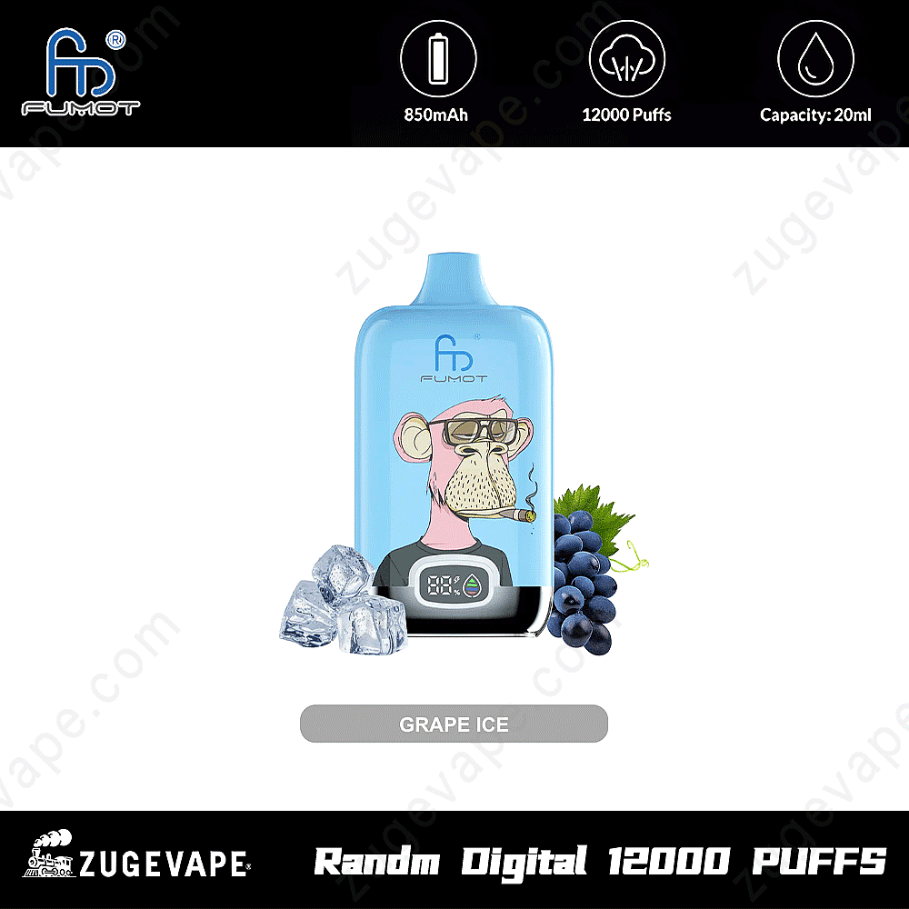 Randm Digital Box 12000 Puffs 12K Disposable Vape - ZugeVape Randm Digital Box 12000 Puffs 12K Disposable Vape - ZugeVape