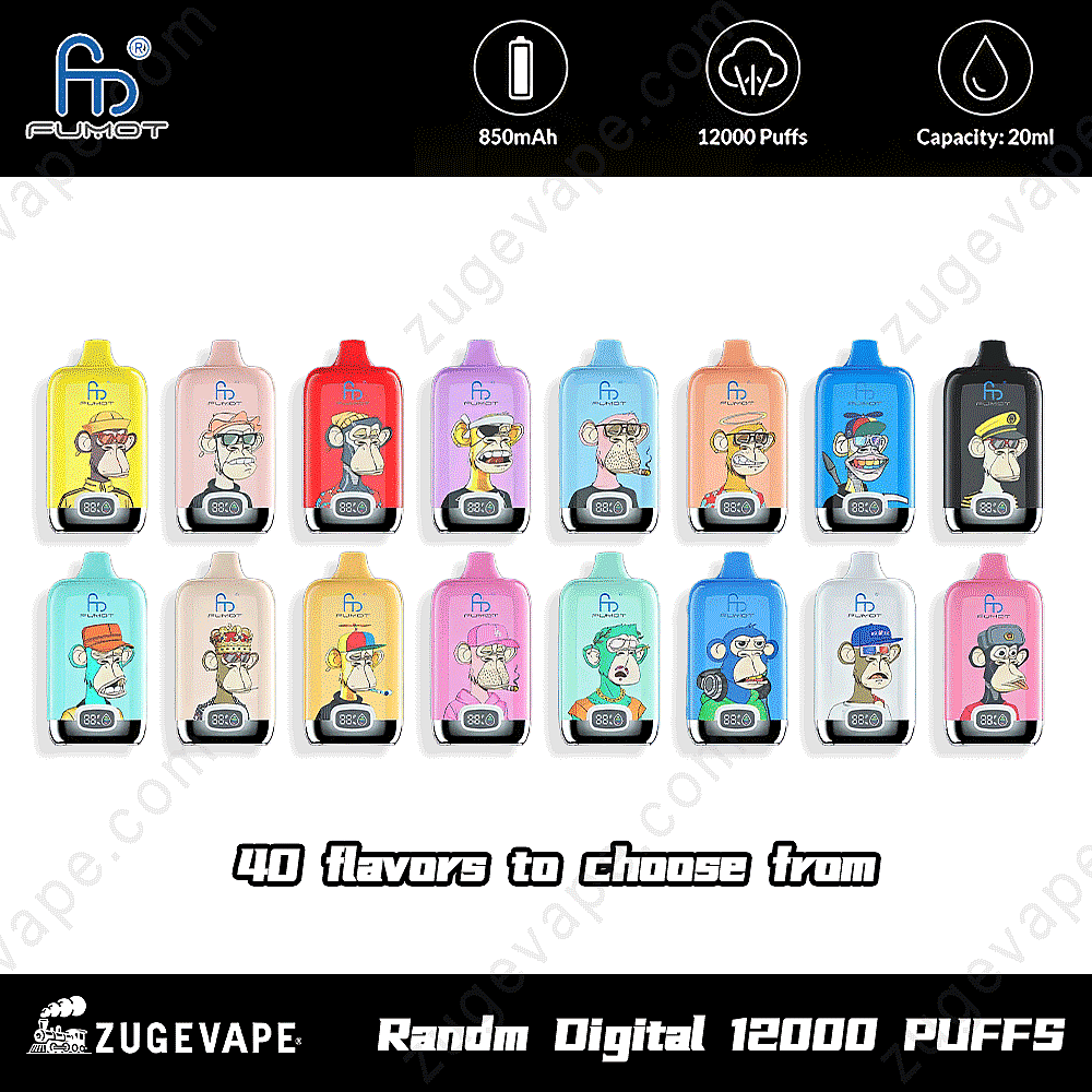 Randm Digital Box 12000 Puffs 12K Disposable Vape - ZugeVape