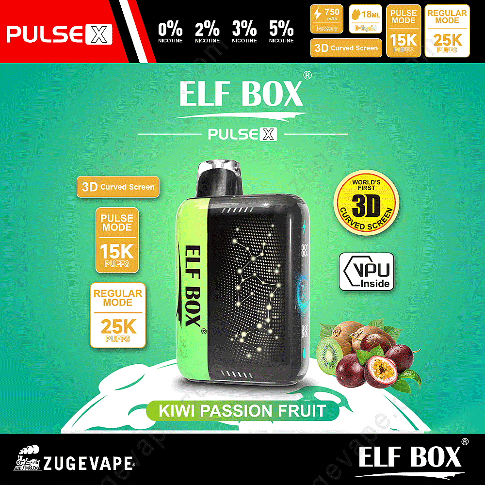 ELF BOX Pulse X 25000 Puffs 25K Wegwerp Vape - ZugeVape