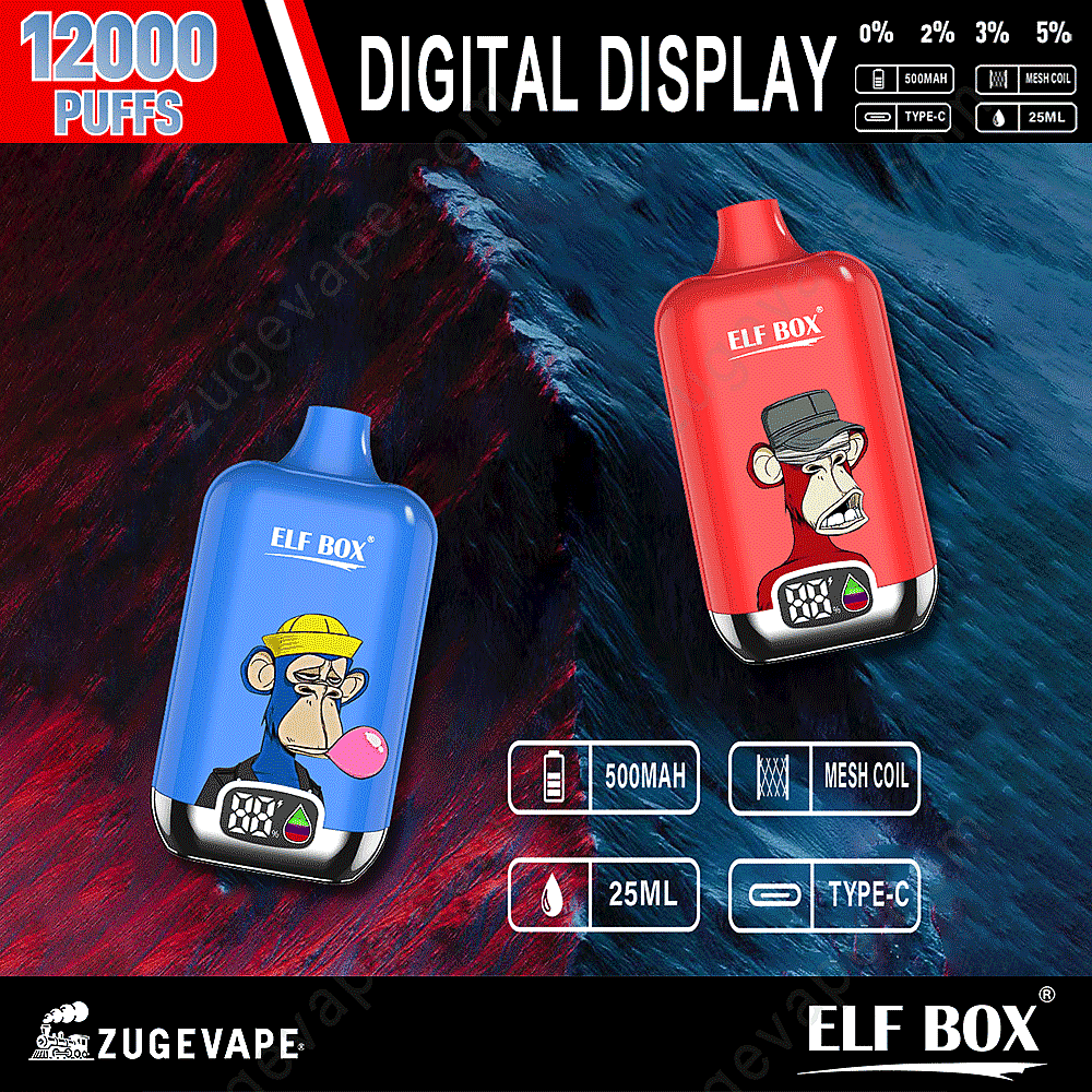 ELF BOX Digital 12000 Puffs 12K Disposable Vape Wholesale Supplier ...