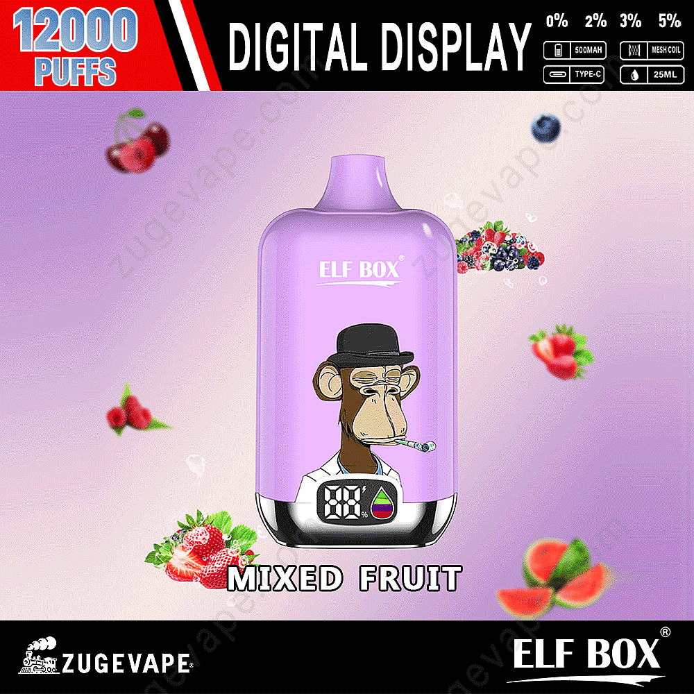 ELF BOX Digital 12000 Puffs 12K Disposable Vape Wholesale Supplier ...