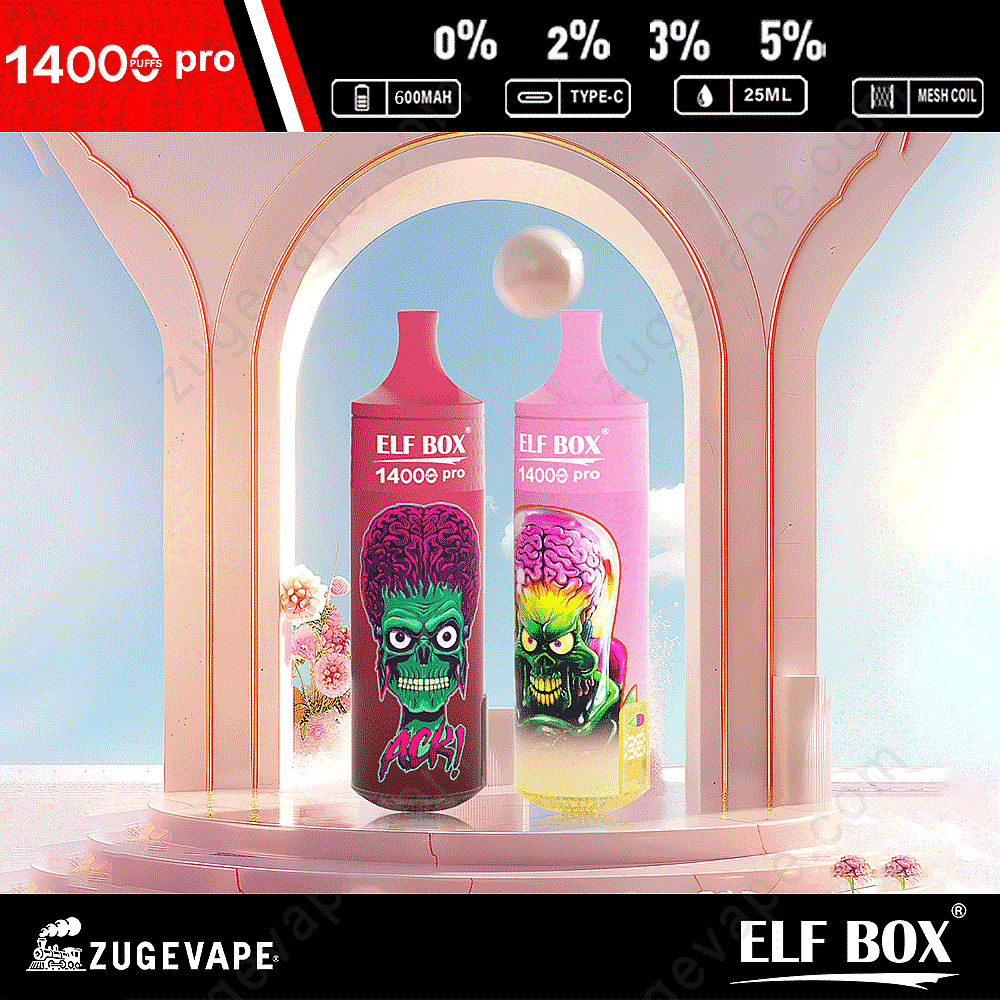 ELF Box Rgb 14000 Puffs Pro Wholesale Vape - ZugeVape