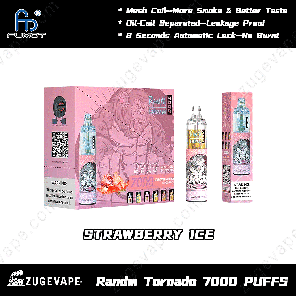 RandM Tornado 7000 German-Engineered Premium Disposable Vape - ZugeVape