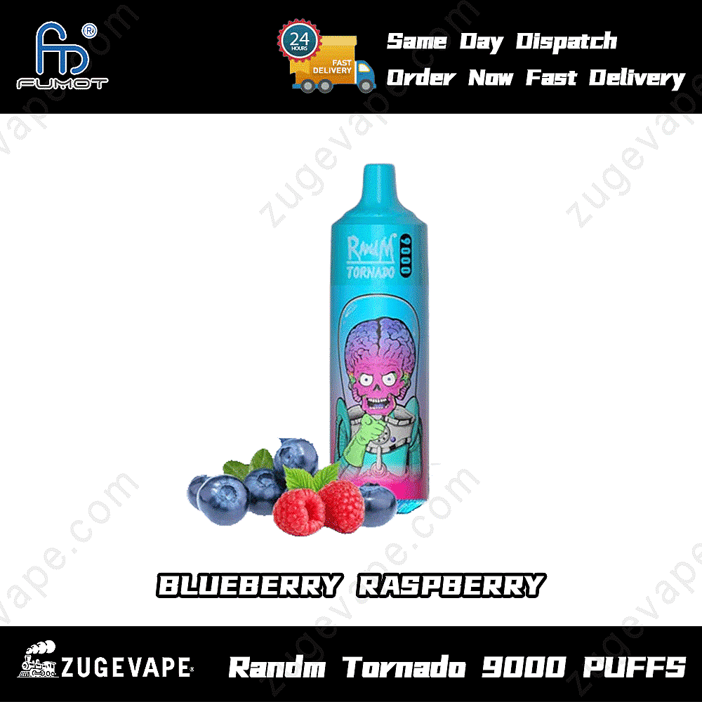 RandM Tornado 9000 Puffs Nicotine Deux et Cinq Vape - ZugeVape