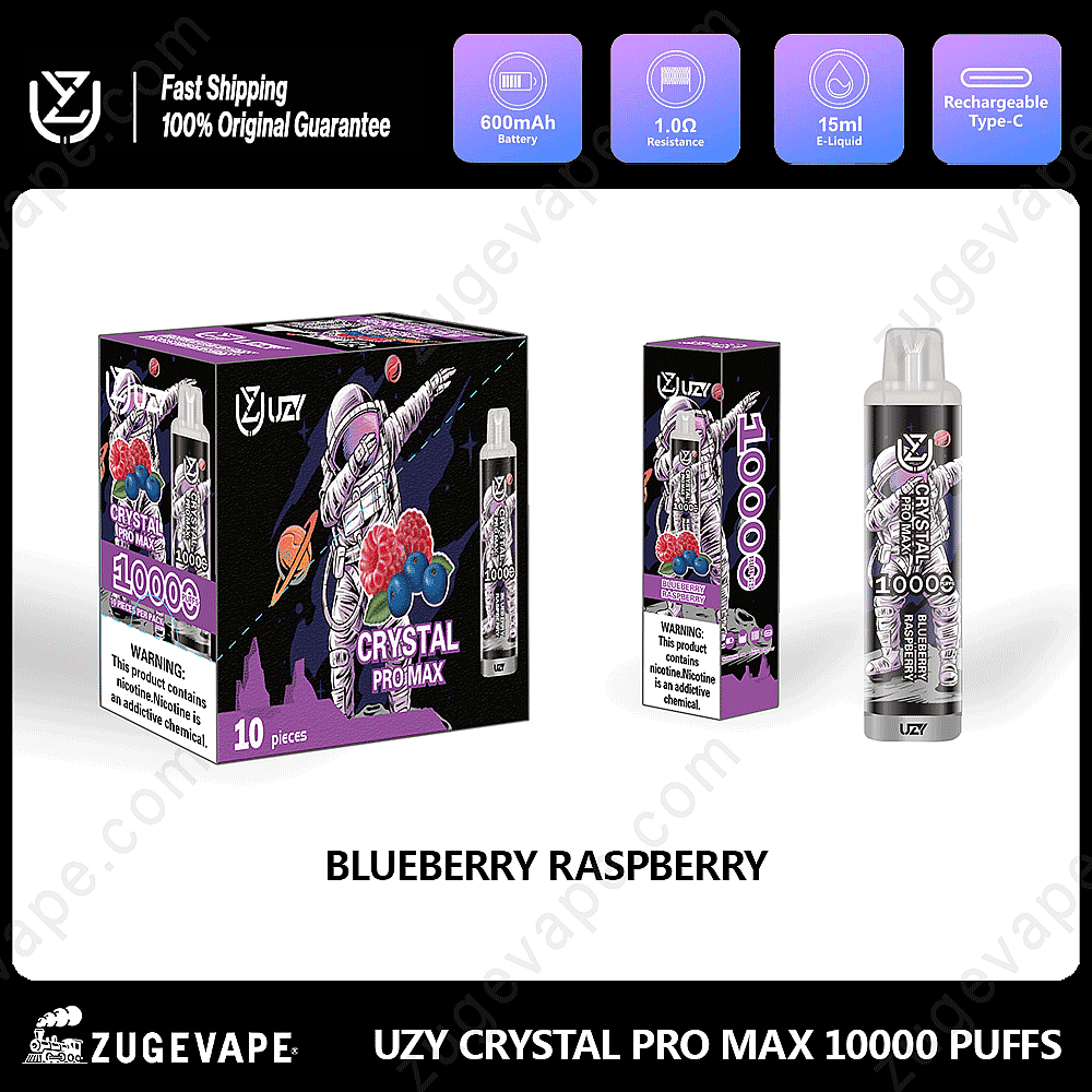UZY Crystal Pro Max 10000 Puffs 10K Disposable Vape - ZugeVape