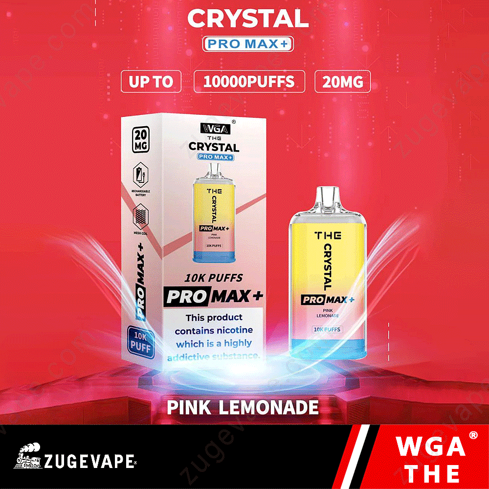WGA THE Crystal Pro Max Extra 10000 Puffs Disposable Vape - ZugeVape