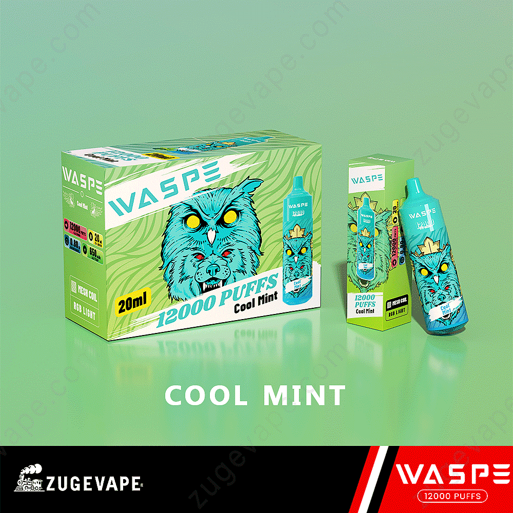 WASPE 12000 Puffs 12K Disposable Vape 4 Nicotine Options - ZugeVape