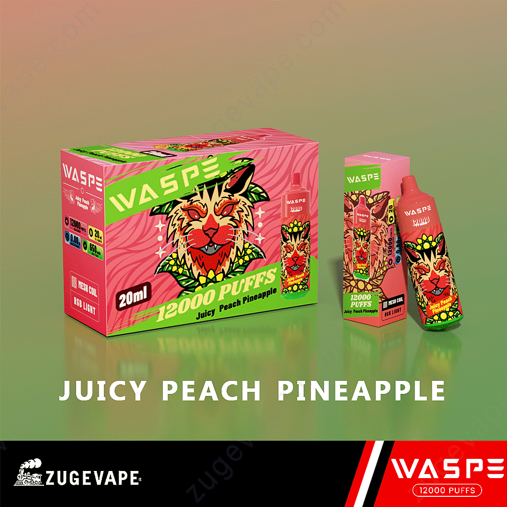 WASPE 12000 Puffs 12K Disposable Vape 4 Nicotine Options - ZugeVape