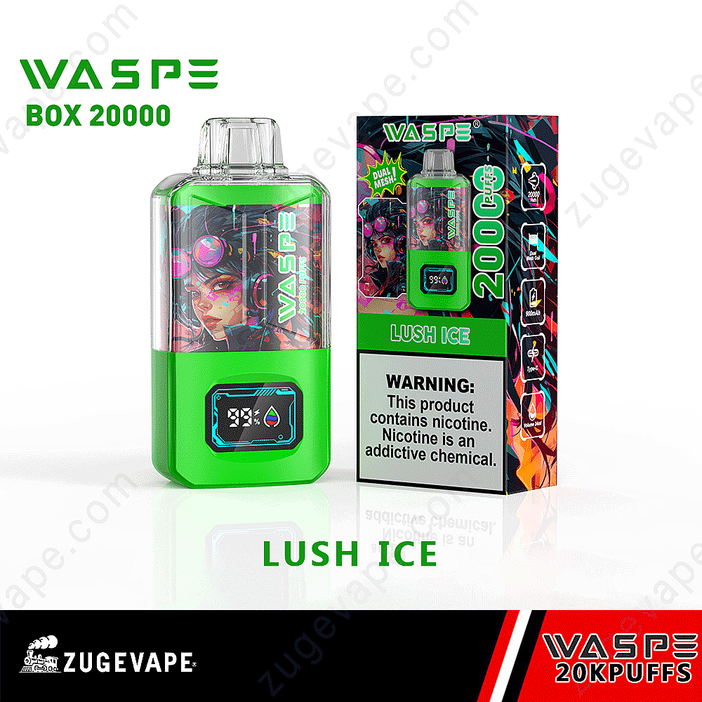 WASPE 20000 Puffs Dual Mesh 20K Box Wholesale Vape - ZugeVape