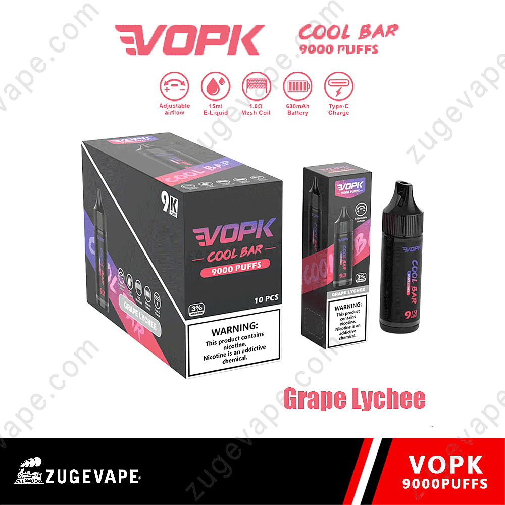 Vopk Cool Bar 9000 Puffs 9K Disposable Vape - ZugeVape
