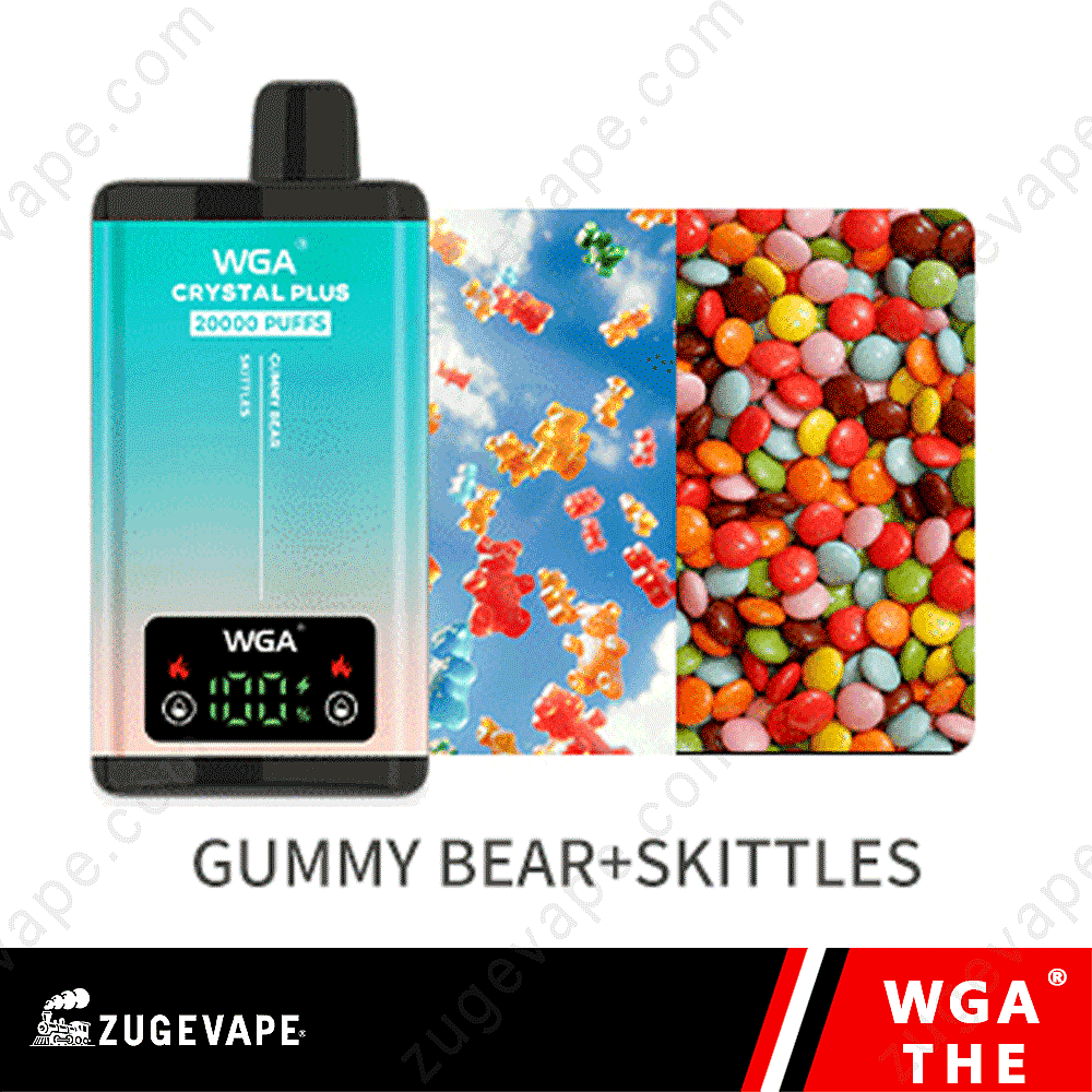WGA Crystal Plus 20000 Züge Dual Flavor 20K Einweg-Vape - ZugeVape