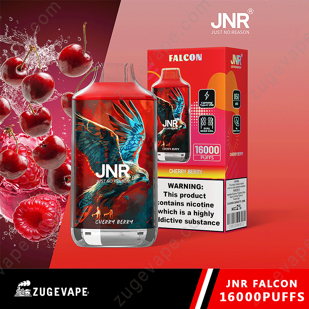 JNR Falcon 16000 Puffs Disposable Vape Shop Buy Online - ZugeVape