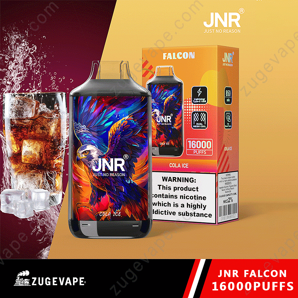 JNR Falcon 16000 Puffs Disposable Vape Shop Buy Online - ZugeVape