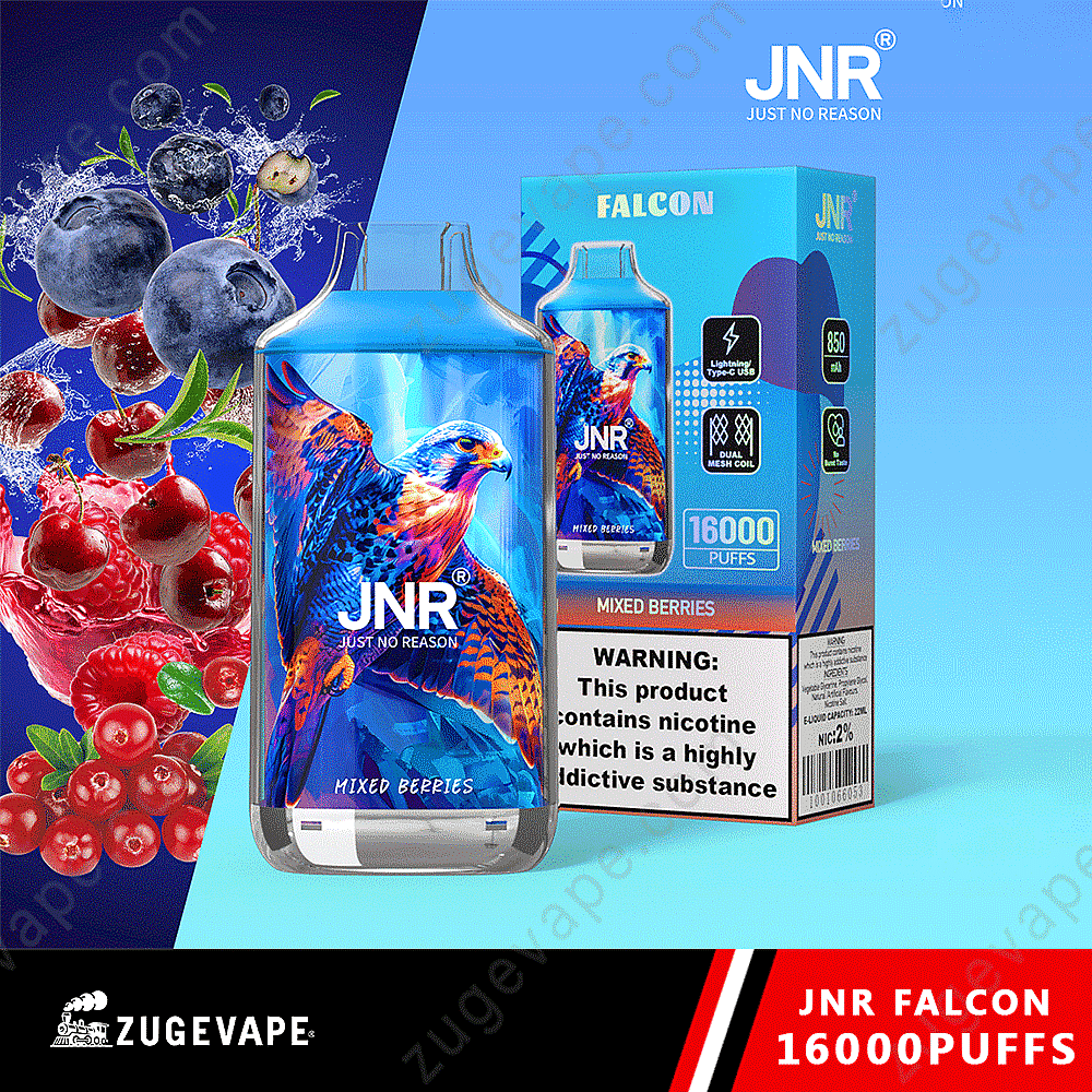 JNR Falcon 16000 Puffs Disposable Vape Shop Buy Online - ZugeVape