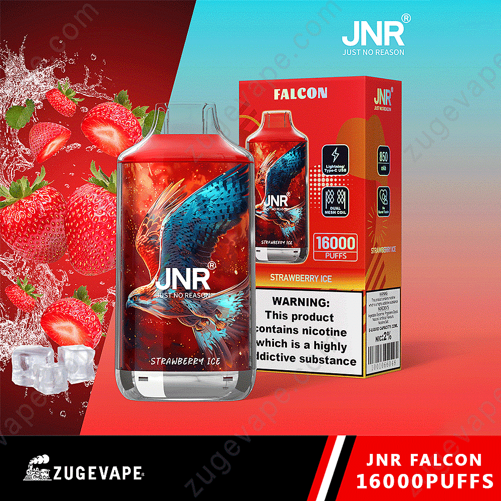 JNR Falcon 16000 Puffs Disposable Vape Shop Buy Online - ZugeVape