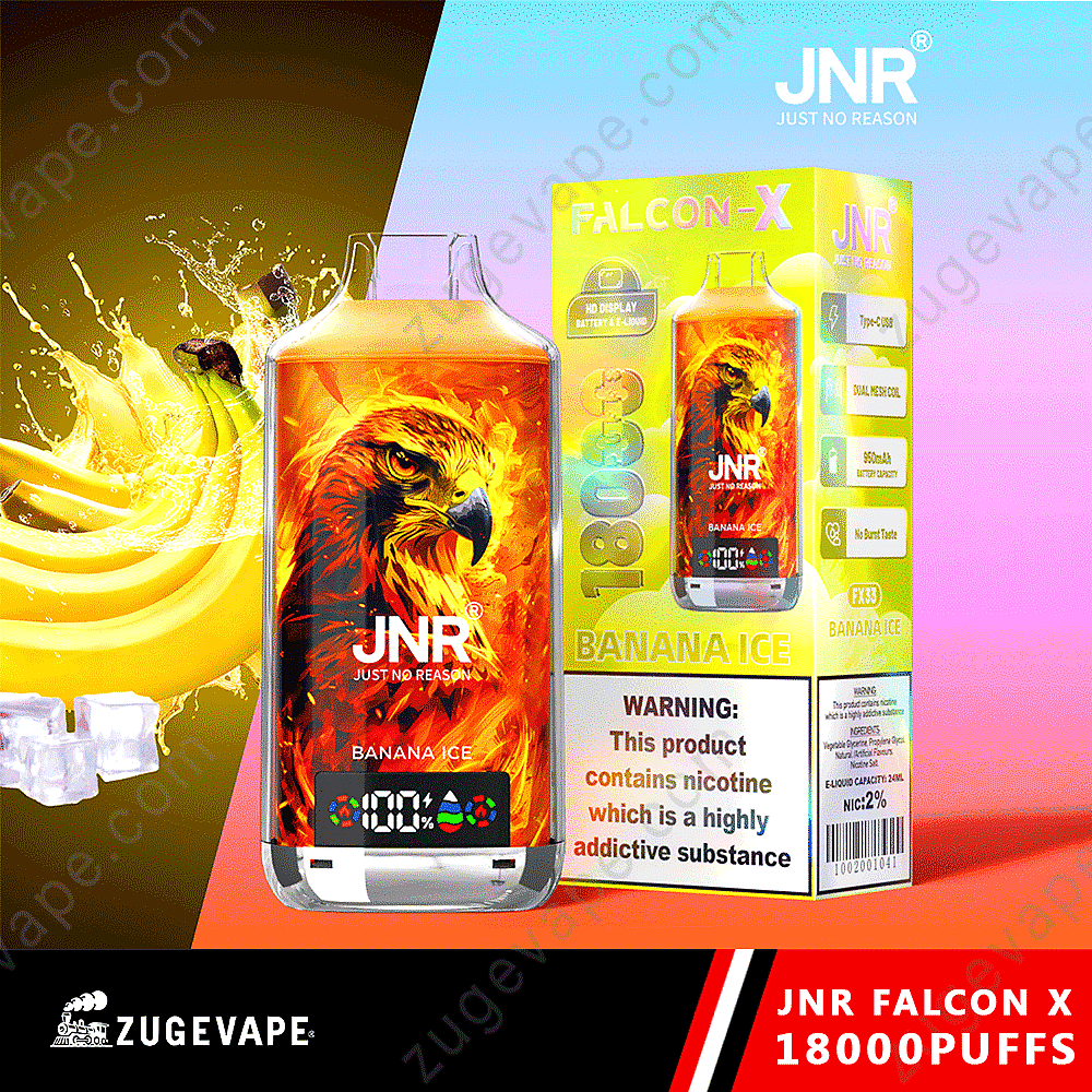 JNR Falcon-X 18000 Puffs Echte 18K Disposable Vape – Verkrijgbaar ...