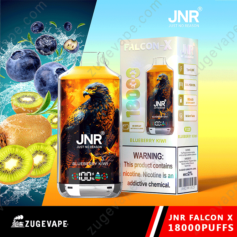 JNR Falcon-X 18000 Puffs Genuine 18K Disposable Vape – Available ...