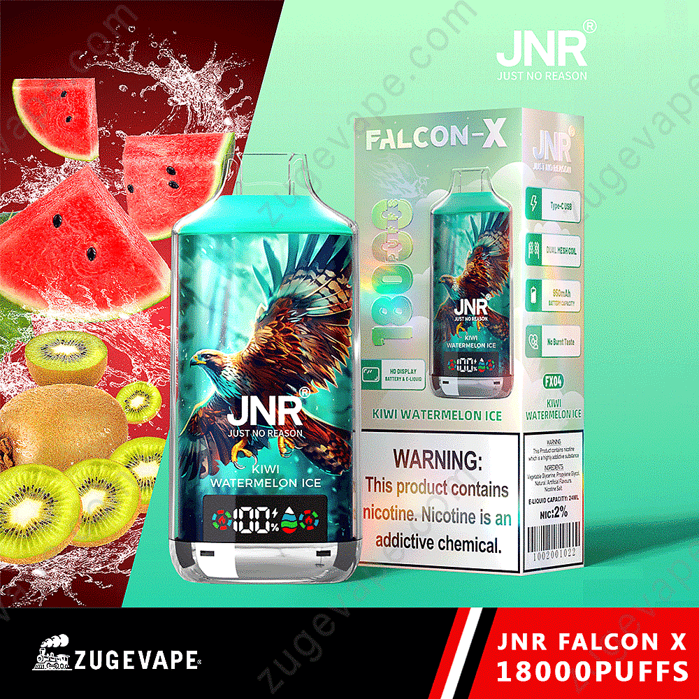 JNR Falcon-X 18000 Puffs Genuine 18K Disposable Vape – Available ...