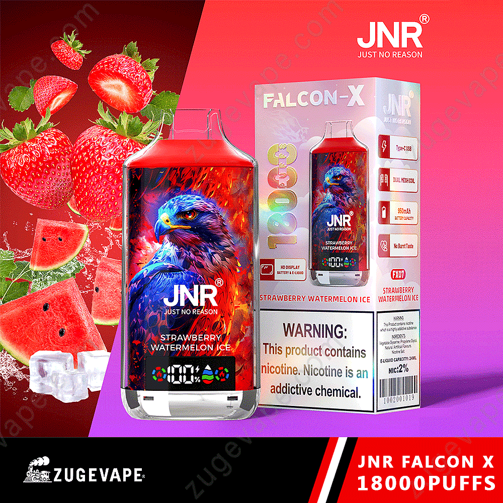 JNR Falcon-X 18000 Puffs Genuine 18K Disposable Vape – Available ...