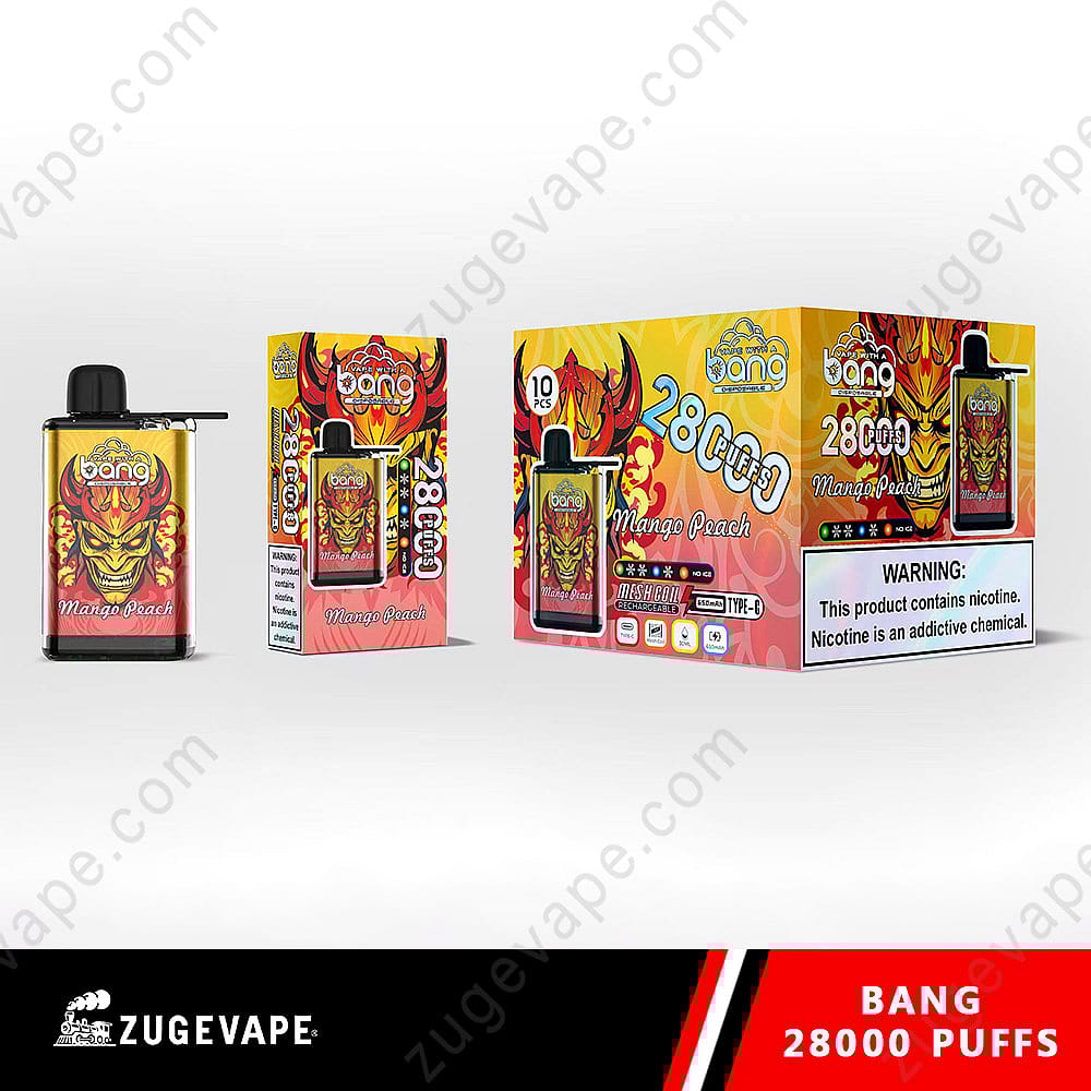 Bang 28000 Puffs Ice Control 28K Rechargeable Disposable Vape - ZugeVape