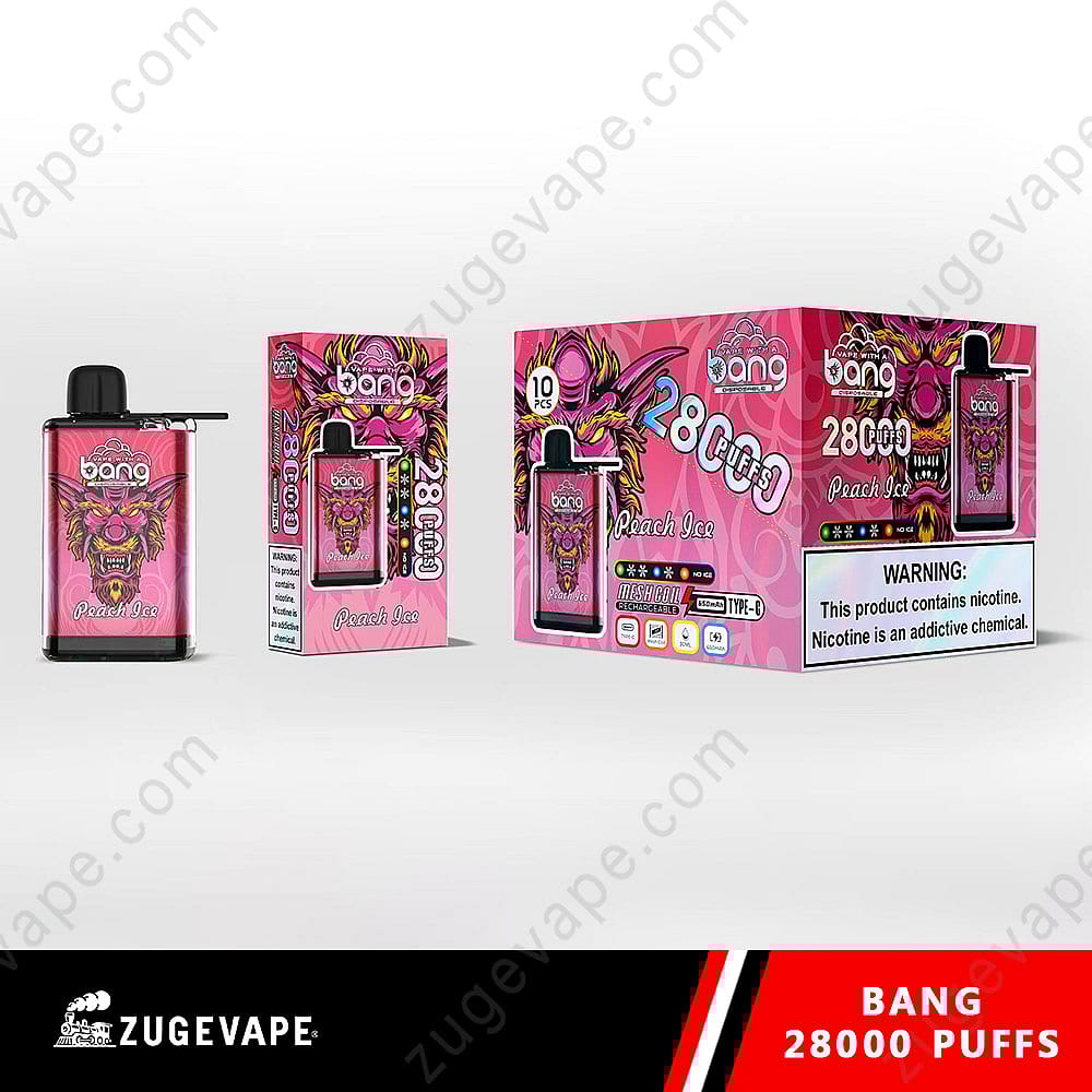 Bang 28000 Puffs Ice Control 28K Rechargeable Disposable Vape - ZugeVape