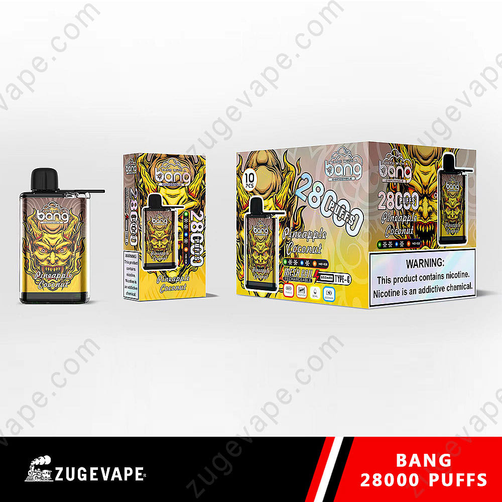 Bang 28000 Puffs Ice Control 28K Rechargeable Disposable Vape - ZugeVape