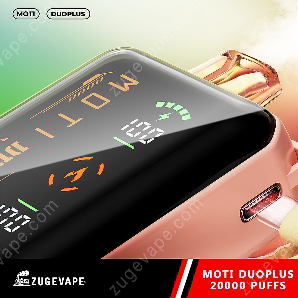 MOTI Duoplus 20000 Puffs Smart Max-Screen - ZugeVape