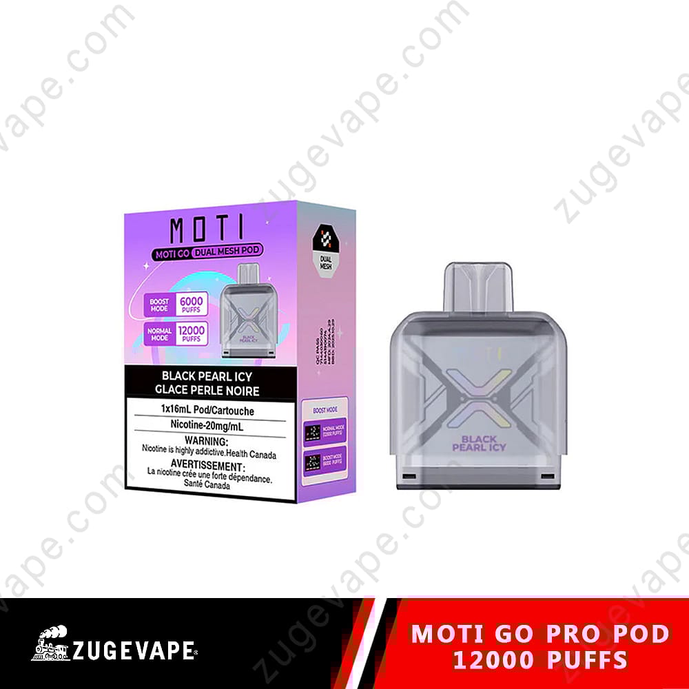 Moti Go Pro Pod 12000 Puffs Refillable Kit - ZugeVape