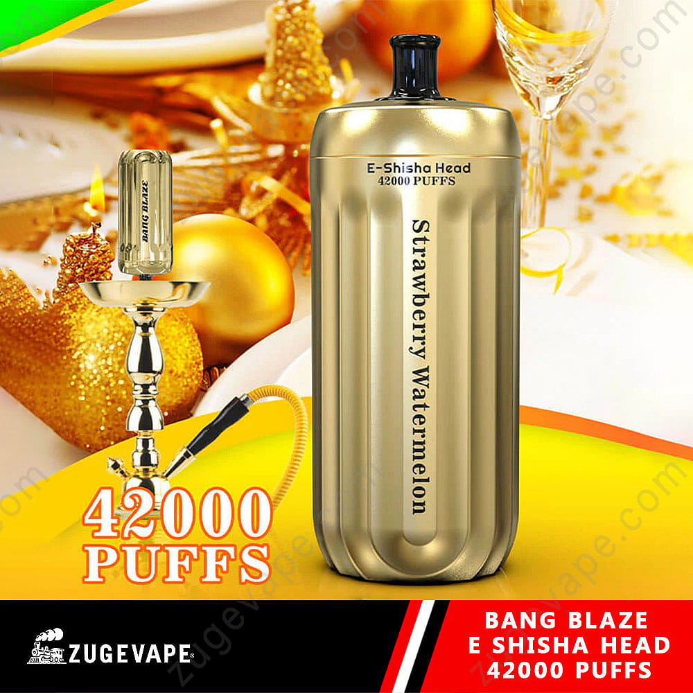 Bang Blaze 42000 Puffs 42K E-Shisha Head Disposable Vape - ZugeVape