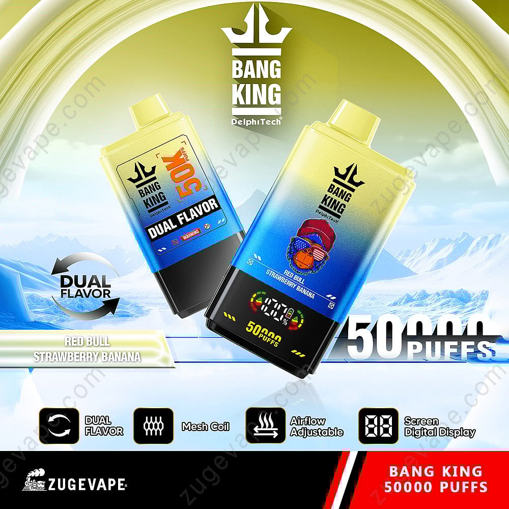 Bang King 50000 Puffs 50k Double Flavor Disposable Vape - ZugeVape