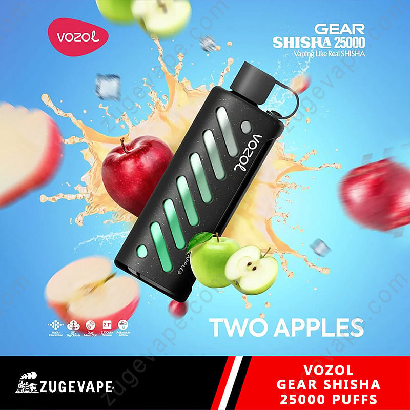 Vozol Gear Shisha 25000 Puffs 25k Disposable Vape - ZugeVape