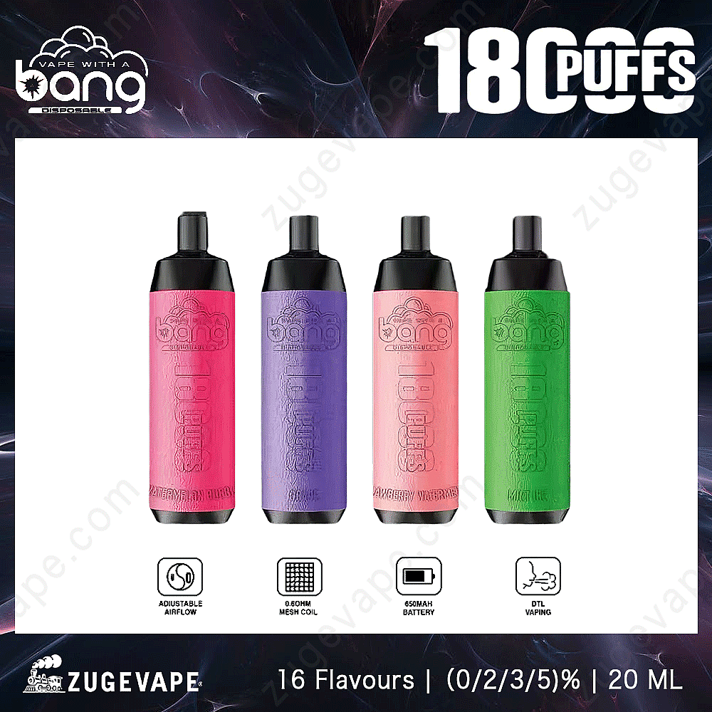 Bang Crown Bar 18000 Puffs 18K Disposable Vape - ZugeVape
