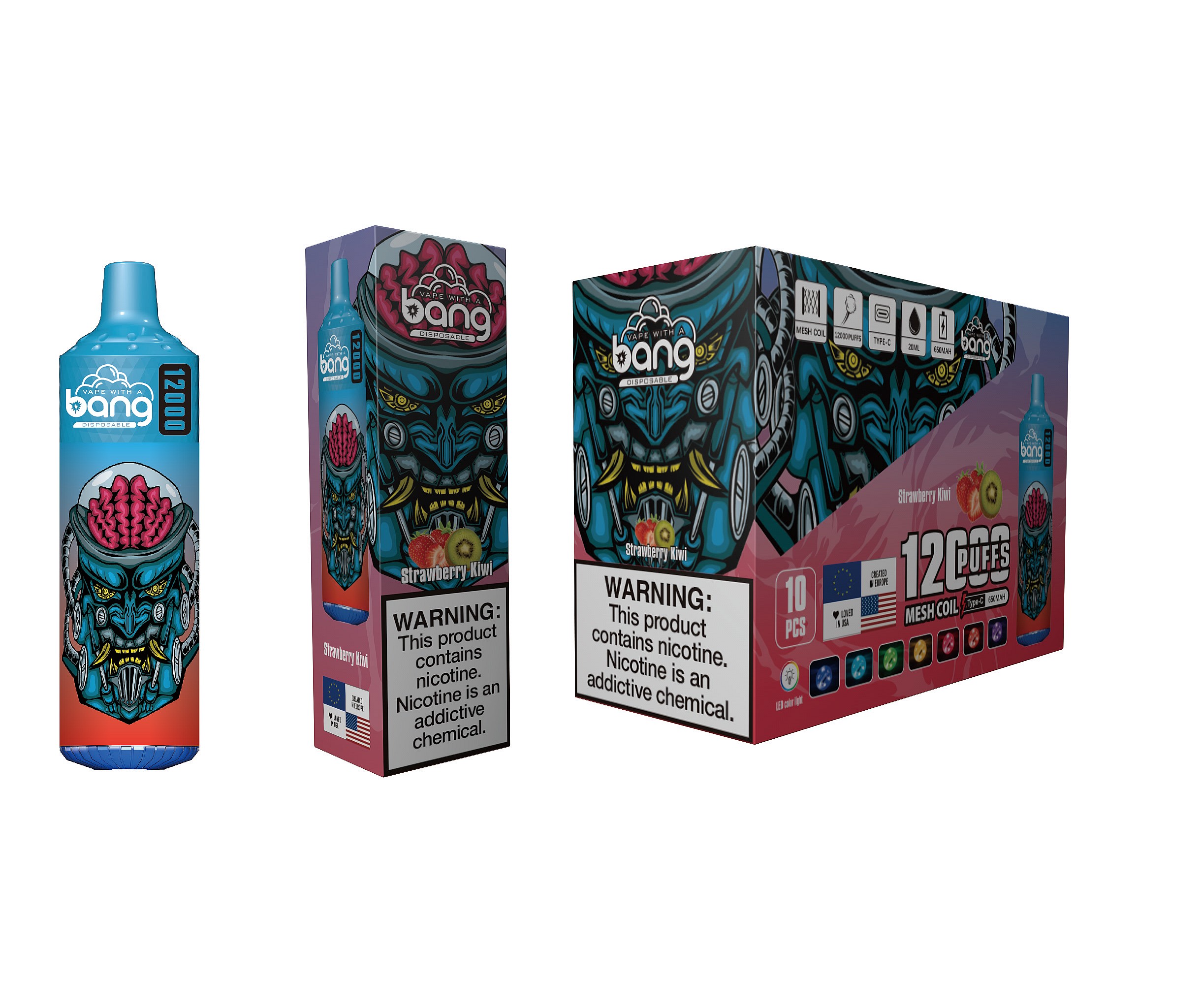 Bang Tornado Vape 12000 Puffs - Ultimate Power Disposable Vape - ZugeVape