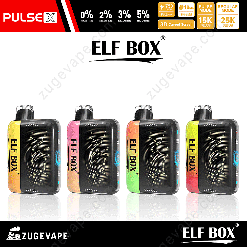 ELF BOX Pulse X 25000 Puffs 25K Disposable Vape - ZugeVape