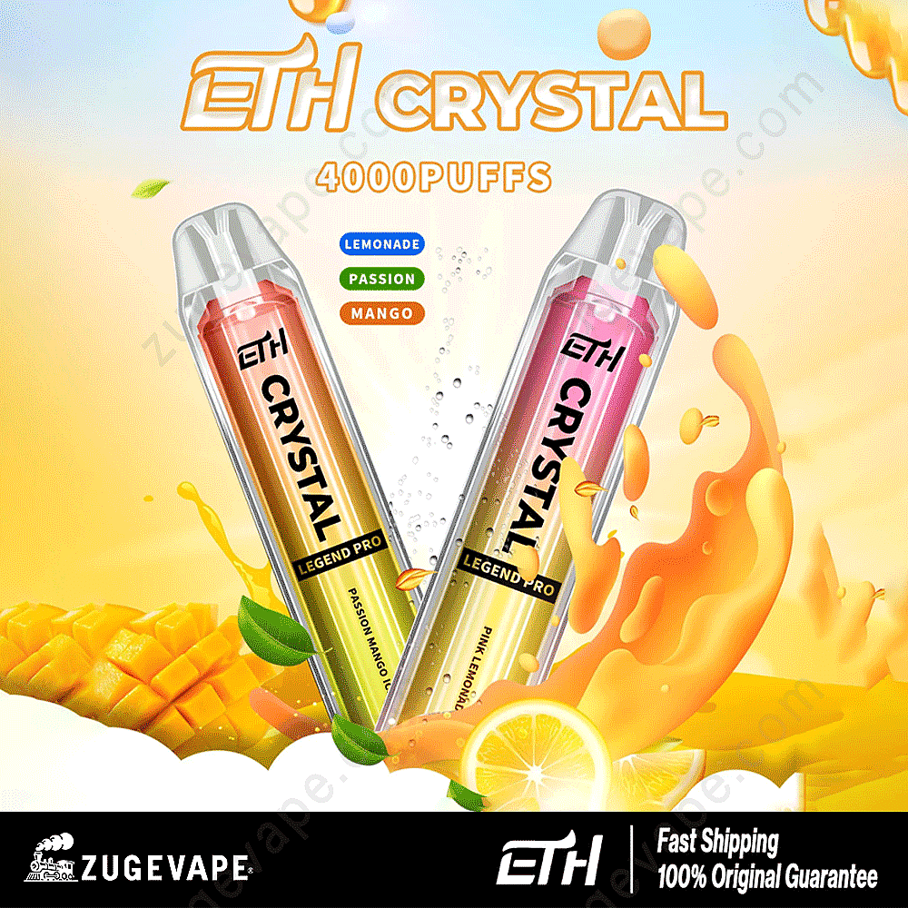ETH Crystal Legend Pro 4000 Puffs 4K Disposable Vape - ZugeVape