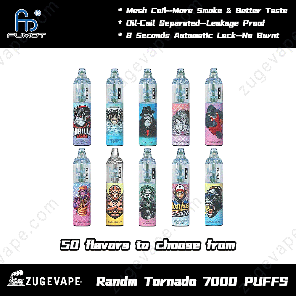 RandM Tornado 7000 Premium Vape monouso di progettazione tedesca - ZugeVape