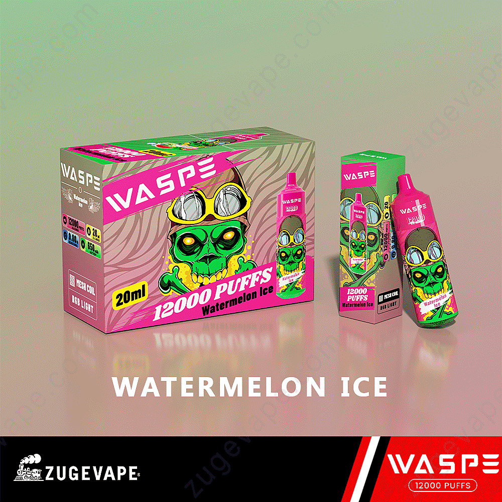 WASPE 12000 Puffs 12K Disposable Vape 4 Nicotine Options - ZugeVape