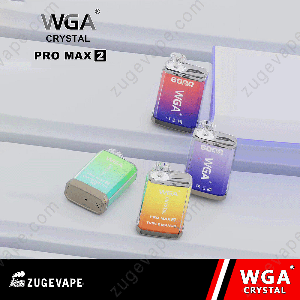 WGA Crystal 6000 Puffs 2% Nicotine Disposable Vape - ZugeVape