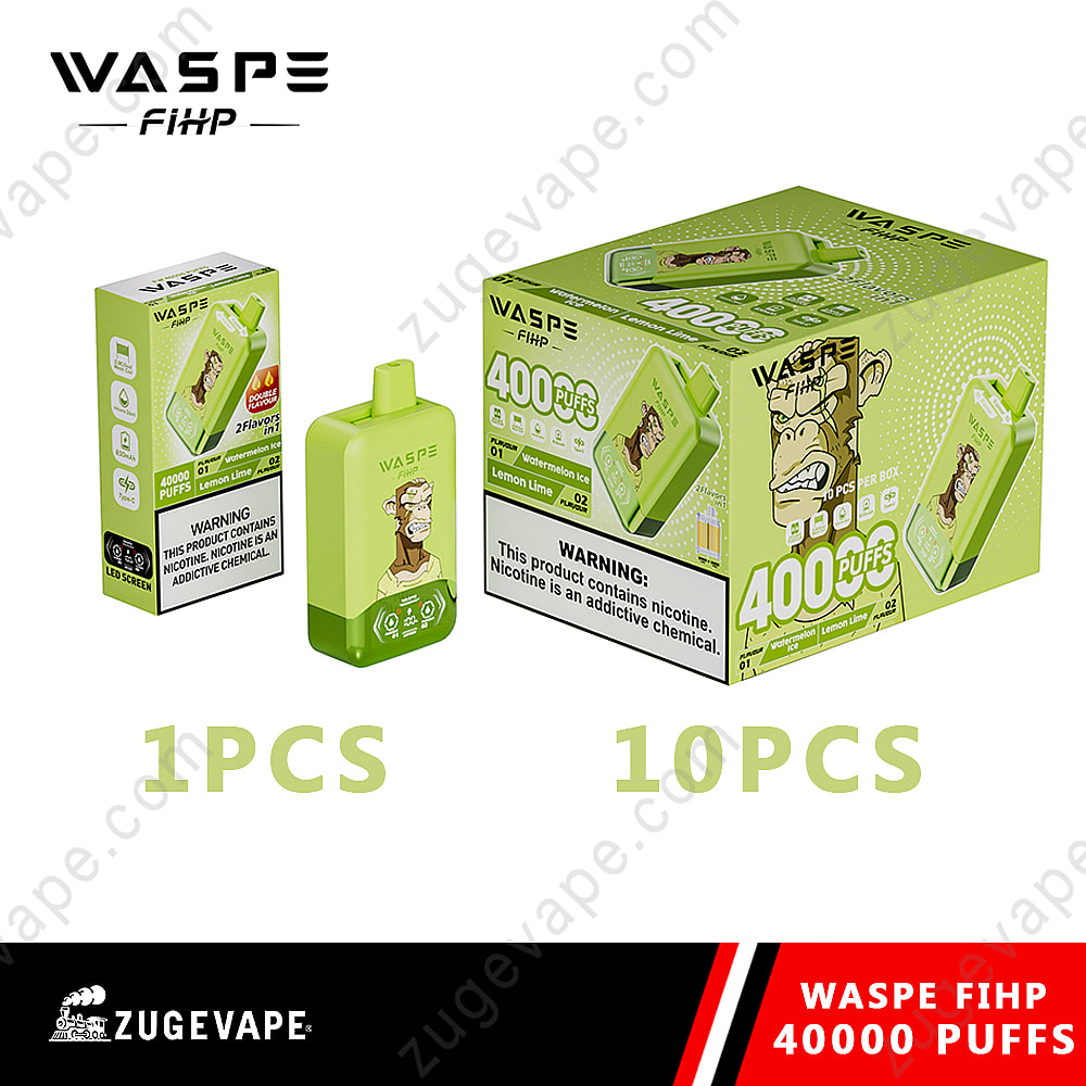 WASPE FIHP 40000 Puffs 40k dubbelsmak engångsvapes - ZugeVape