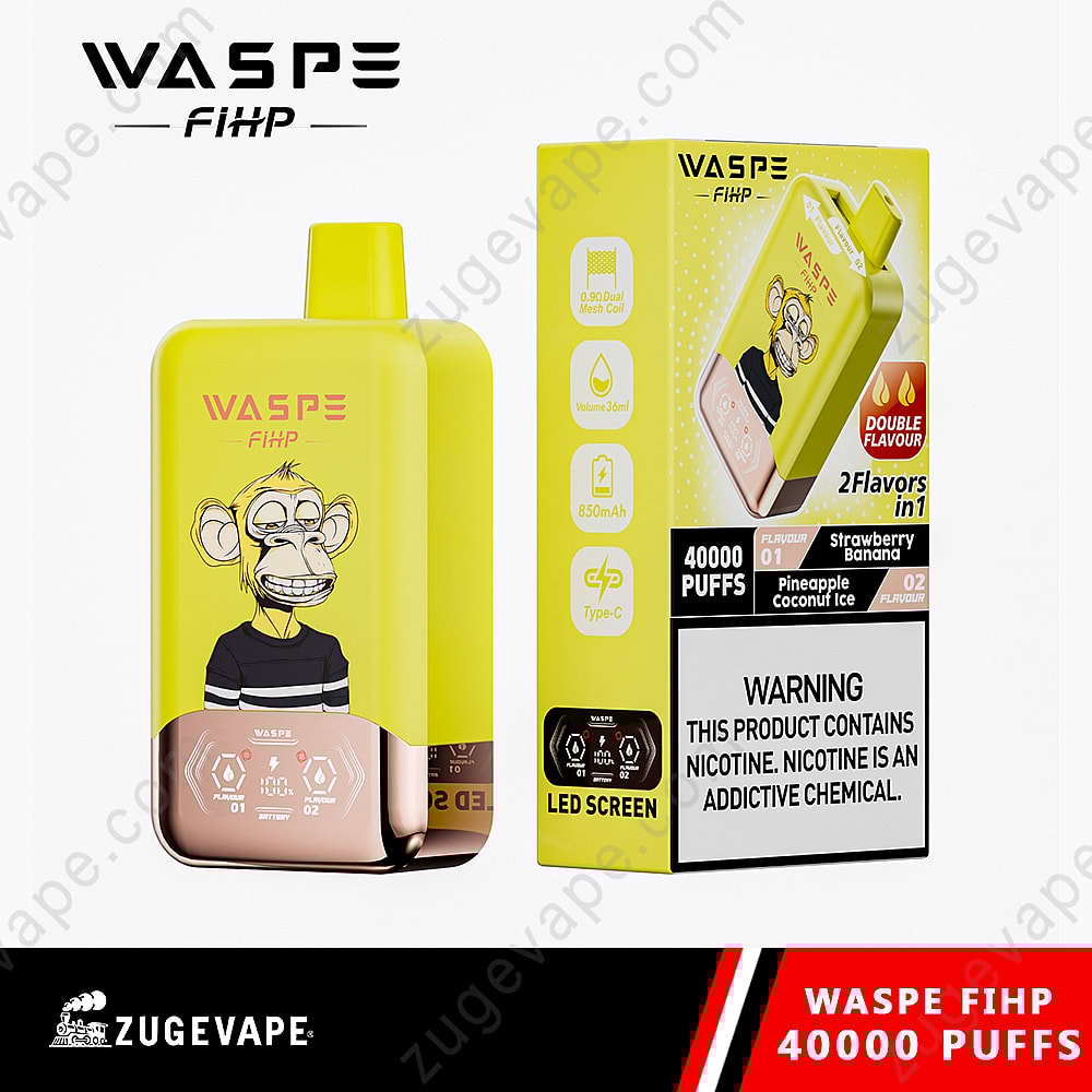 WASPE FIHP 40000 Züge 40k Doppelgeschmack Einweg-Vapes - ZugeVape