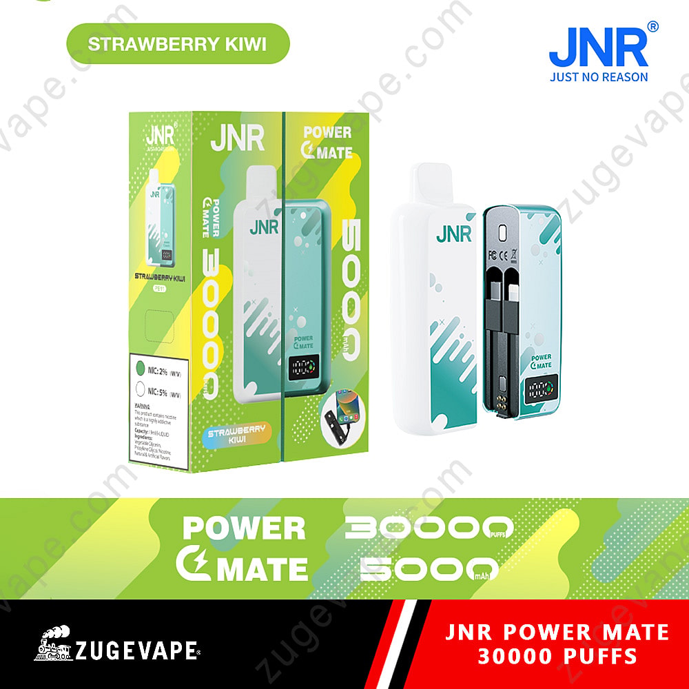 JNR Power Mate 30000 Puffs 30K Smart Screen Power Bank Disposable Vape ...