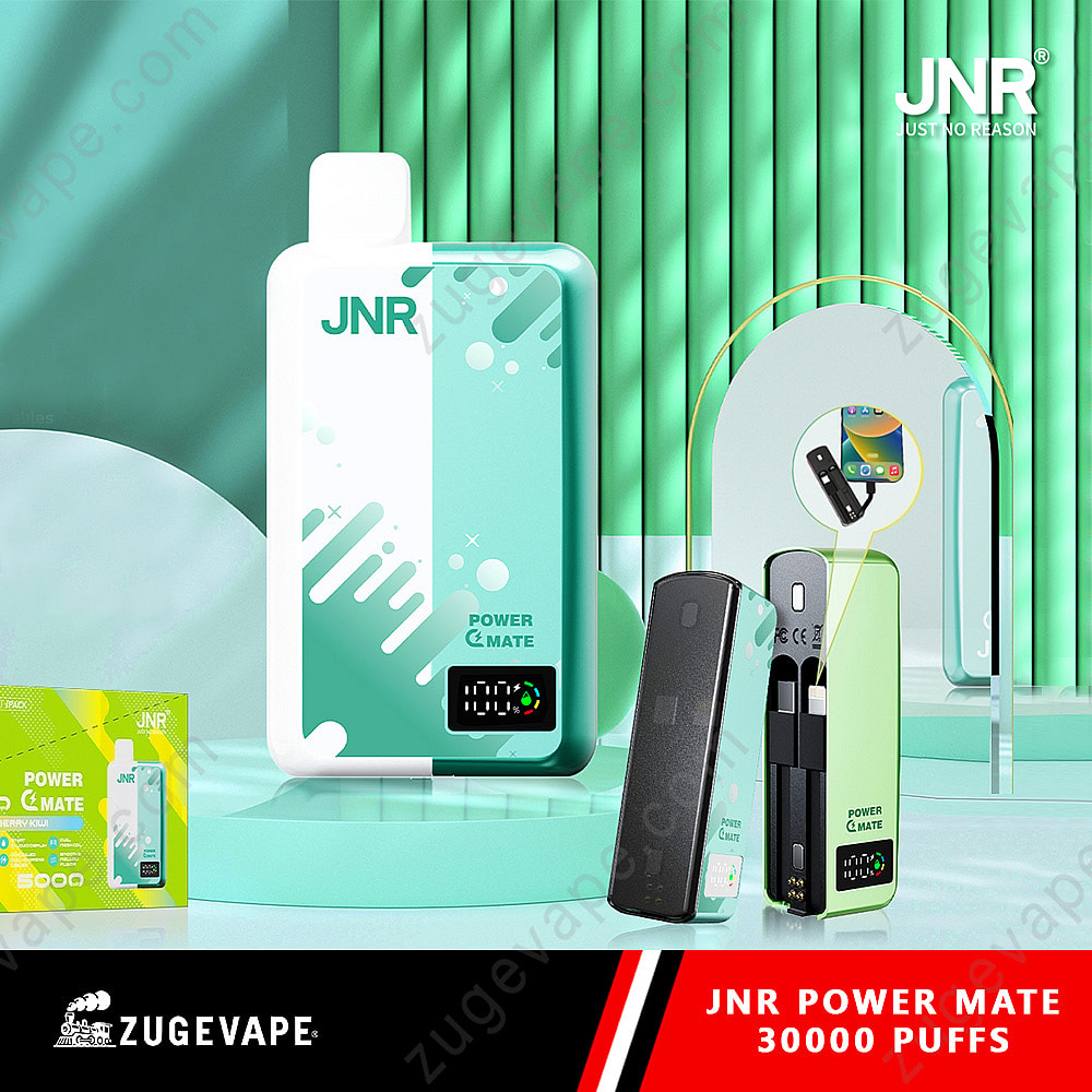 JNR Power Mate 30000 Puffs 30K Smart Screen Power Bank Disposable Vape ...