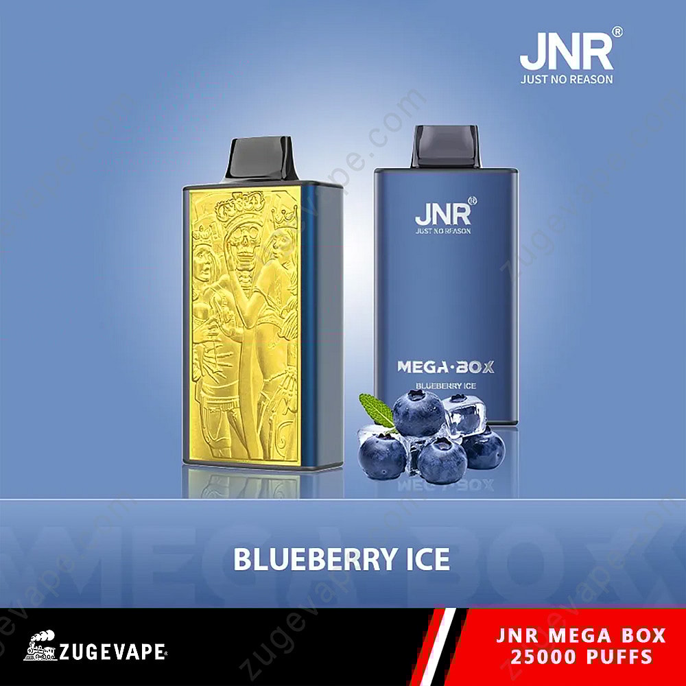 Vape desechable JNR Mega Box de 25 000 bocanadas y doble malla - ZugeVape